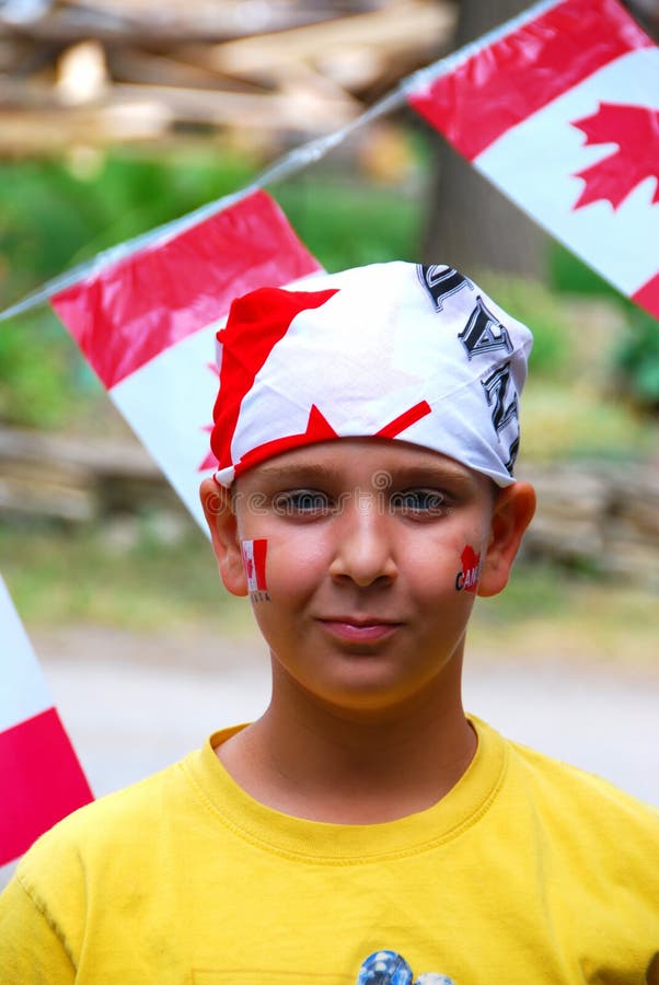 Canada Day Child stock photo. Image of flag, canada, child - 2722068
