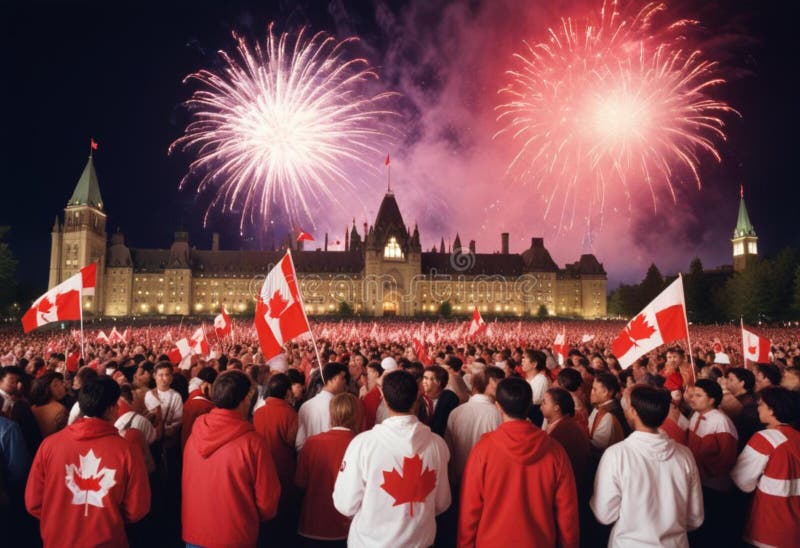 Canada Day Spectacular: Joyful Festivities with Iconic Elements ...