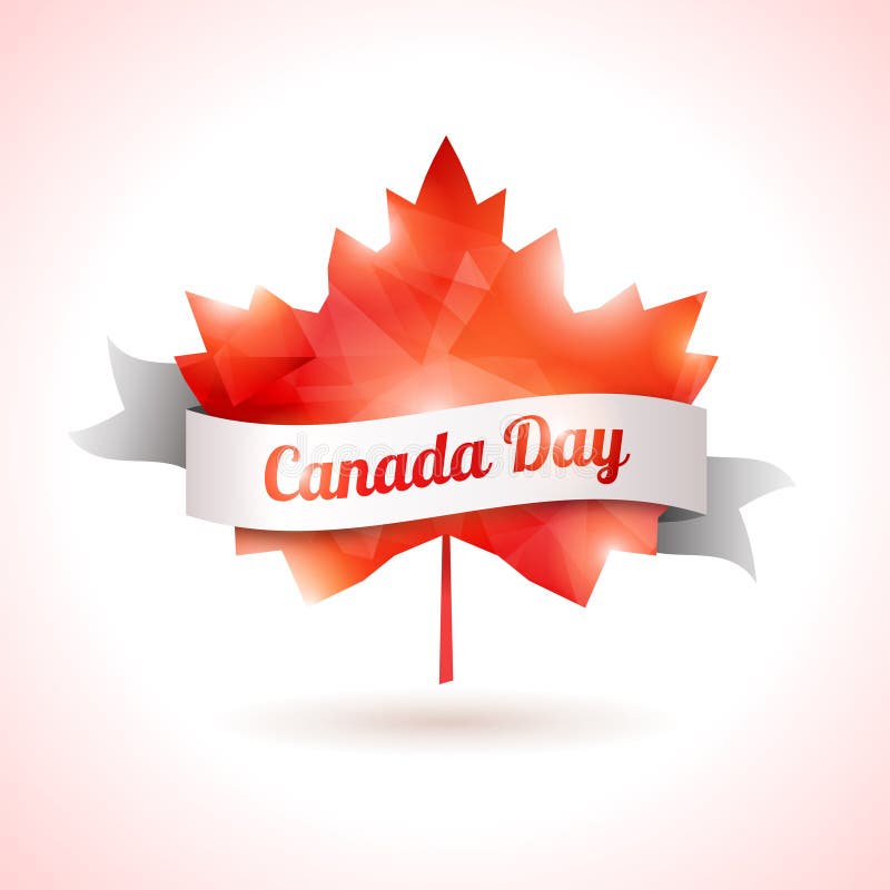 Canada Day, Vector Illustration. Stock Vector - Illustration of nation ...