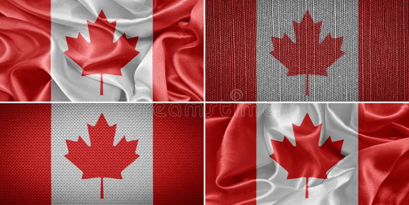Canada Flag stock photo. Image of flag, painting, nylon - 102375300