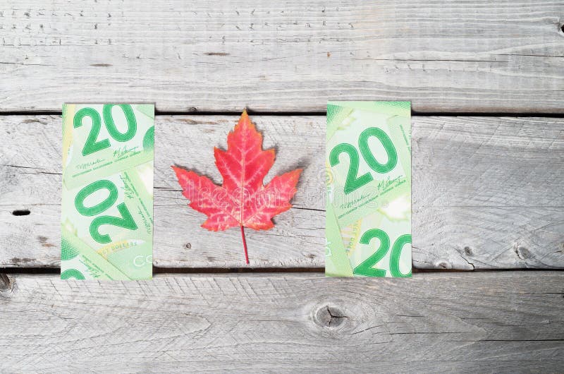 Canada Flag Concept Partial Bank Notes Stock Photos - Free & Royalty ...