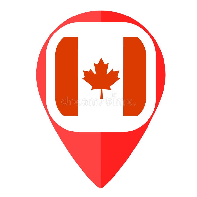 Canada Flag Pin Marker Location Pointer Stock Image - Illustration of ... Canada Flag Pin Marker Location Pointer Stock Image - Illustration of ...