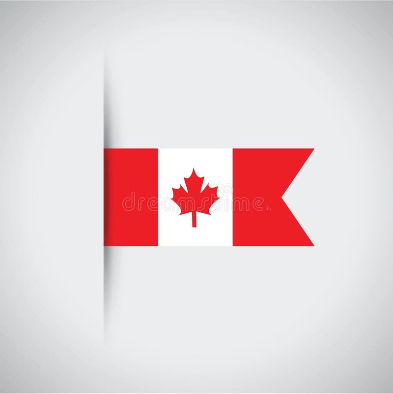 Canada flag stock vector. Illustration of country, icon - 89999561