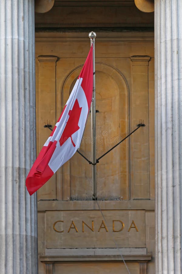 Canada Flag Sign stock image. Image of sign, leaf, national - 164051387