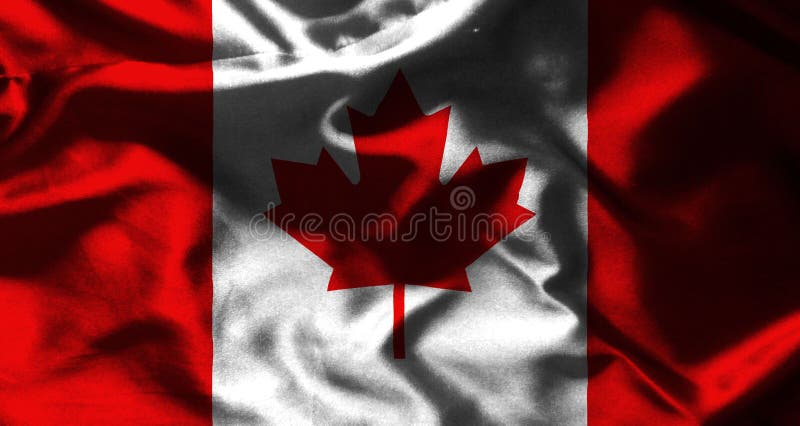 Canada Flag with Texture on Background Stock Illustration ...