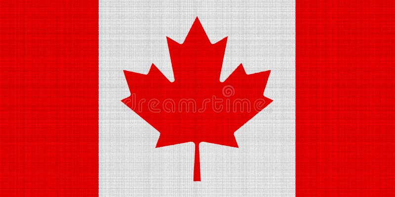 Canada Flag on the Texture. Concept Collage Stock Illustration ...