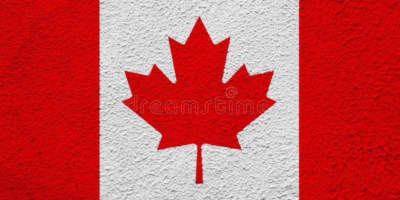 Canada Flag on the Texture. Concept Collage Stock Image - Image of ...