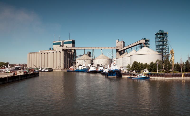 Canada Industriel De QC De Port De Sorel-Tracy Image éditorial - Image ...