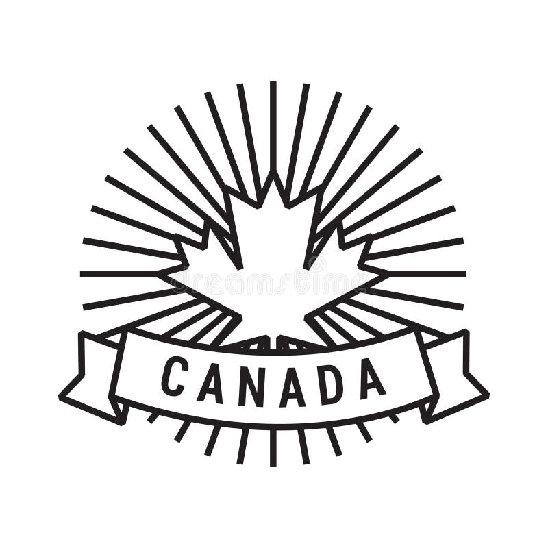Canada Label. Vector Illustration Decorative Design Stock Vector ...