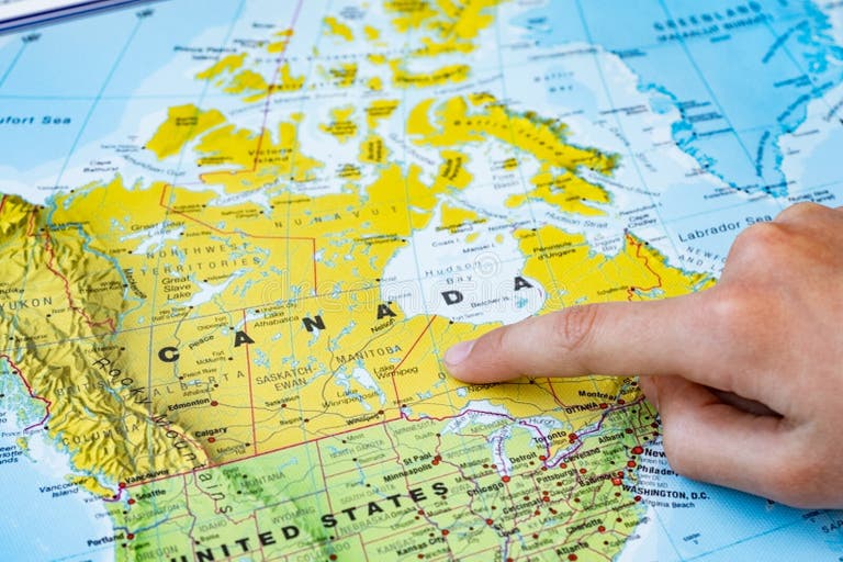 Outline Political Map Canada Stock Photos - Free & Royalty-Free Stock ...
