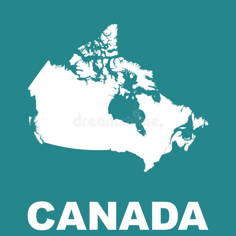 Canada map. Flat vector stock vector. Illustration of northwest - 96384239