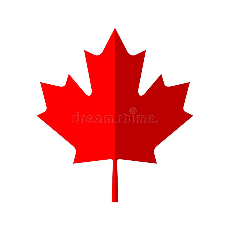 Canada Maple Leaf Icon. Vector Simple Illustration Stock Vector ...