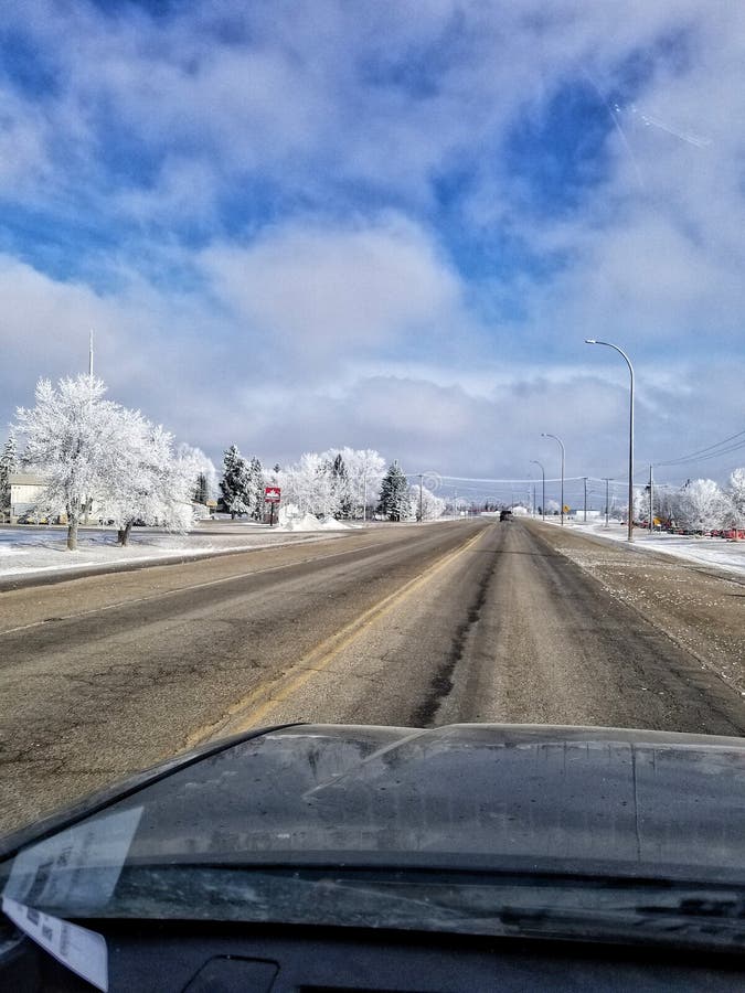 Cold winters day editorial image. Image of manitoba - 125637235
