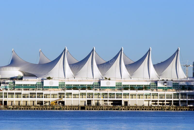 Canada Place - Downtown Vancouver, BC Stock Image - Image of center ...