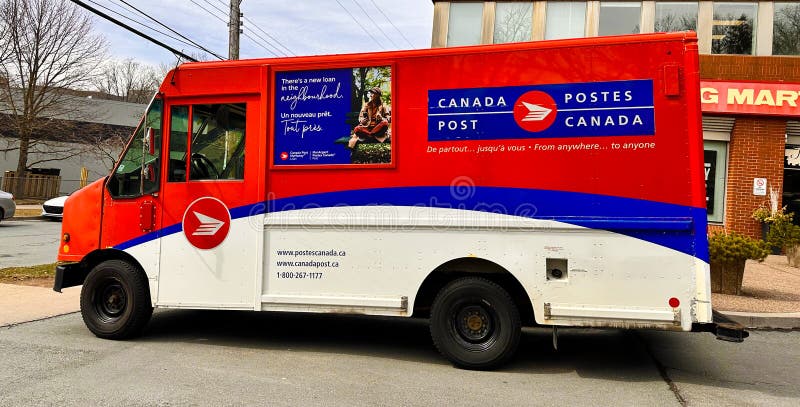 Canada Post Vehicle editorial photo. Image of highway - 274252366