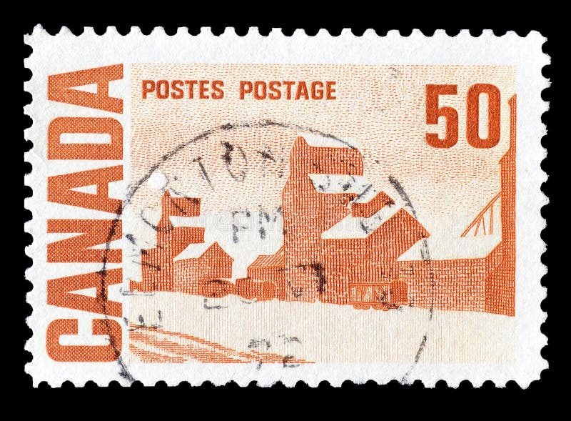 Canada on postage stamps editorial photography. Image of portrait ...