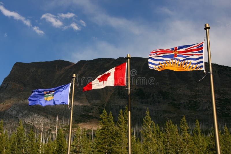 Canada province border stock photo. Image of mountains - 162281974
