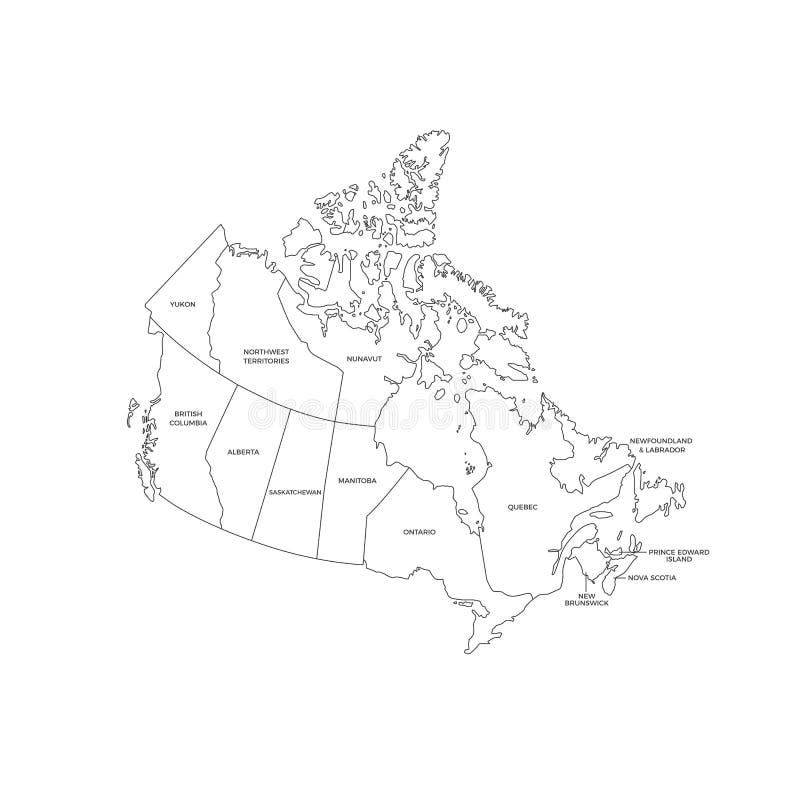 Canada regions icons. stock vector. Illustration of northern - 213440324