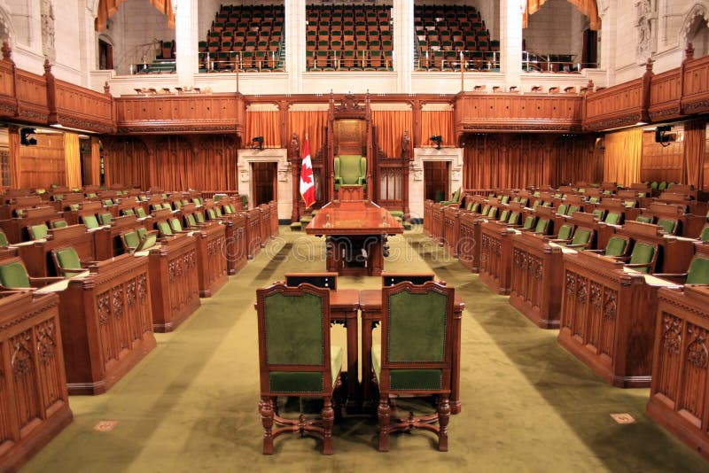 Canada s House of Commons stock image. Image of politics - 3001625