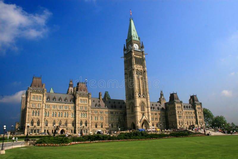 Canada S National Parliament Stock Image - Image of buildings, national ...