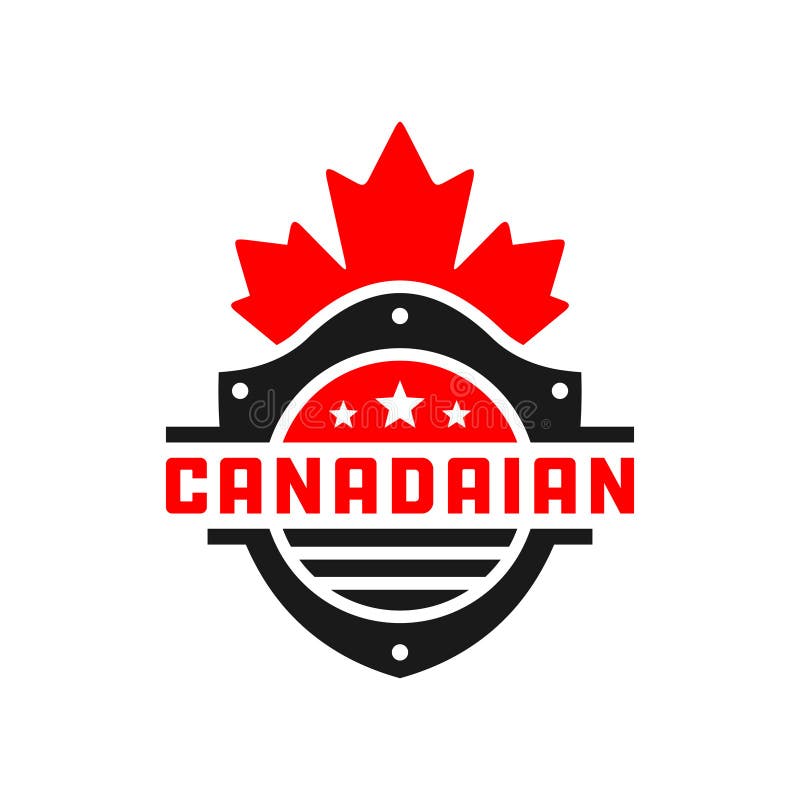Canada Shield Vector Logo stock vector. Illustration of collection ...