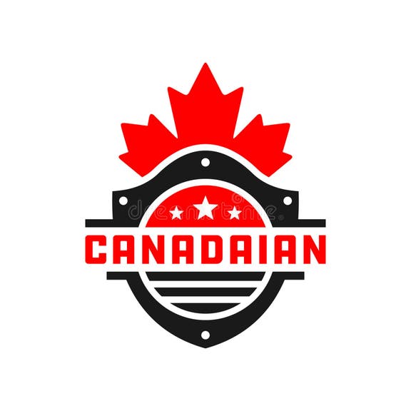 Canada Shield Vector Logo stock vector. Illustration of collection ...