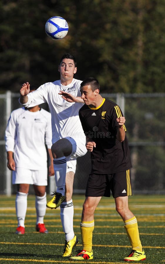 Canada Soccer Players Ball Header Editorial Photography - Image of ...