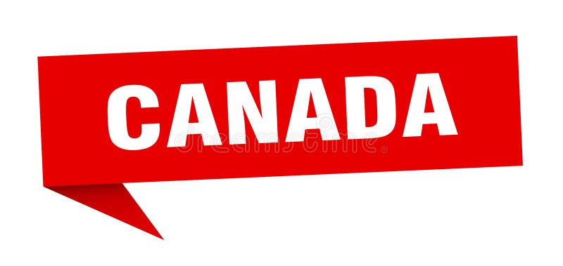 Canada Sticker. Canada Signpost Pointer Sign Stock Vector ...