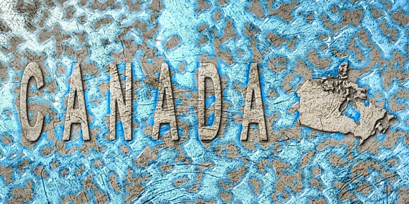 Canada Water Management Concept Stock Illustration - Illustration of ...