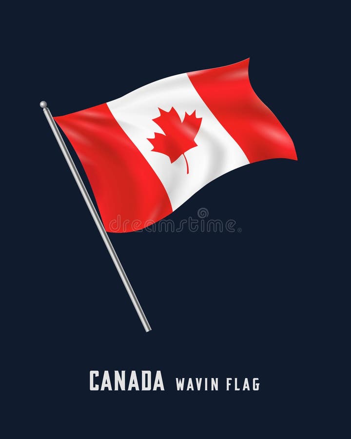 Canada Waving Flag. High Quality Vector Flags Stock Vector ...