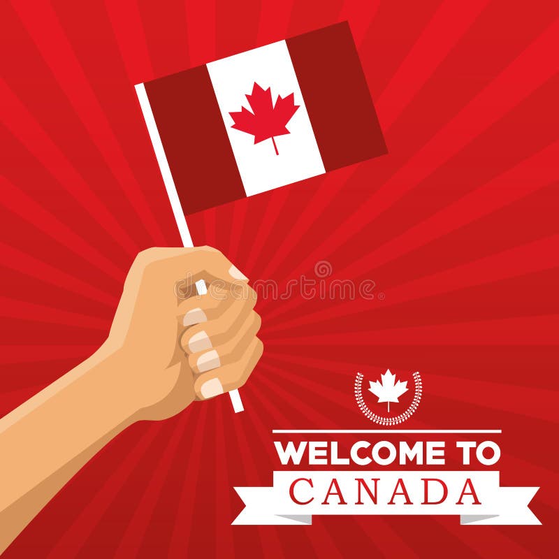 Canadas County Design. Maple Leaf Icon.Flag Illustration Stock ...