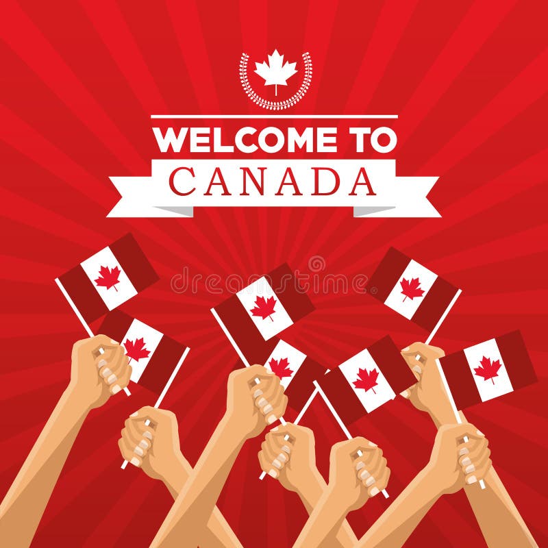 Canadas County Design. Maple Leaf Icon.Flag Illustration Stock ...