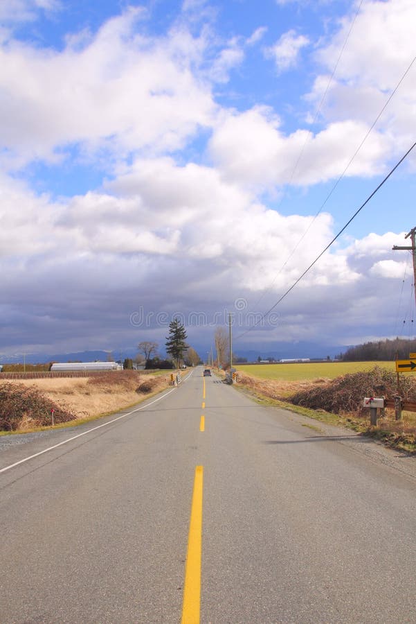 Canadian and American Border Stock Image - Image of farm, zero: 37862999