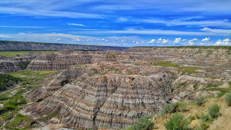 Canadian badlands stock image. Image of scenic, landscape - 78181077