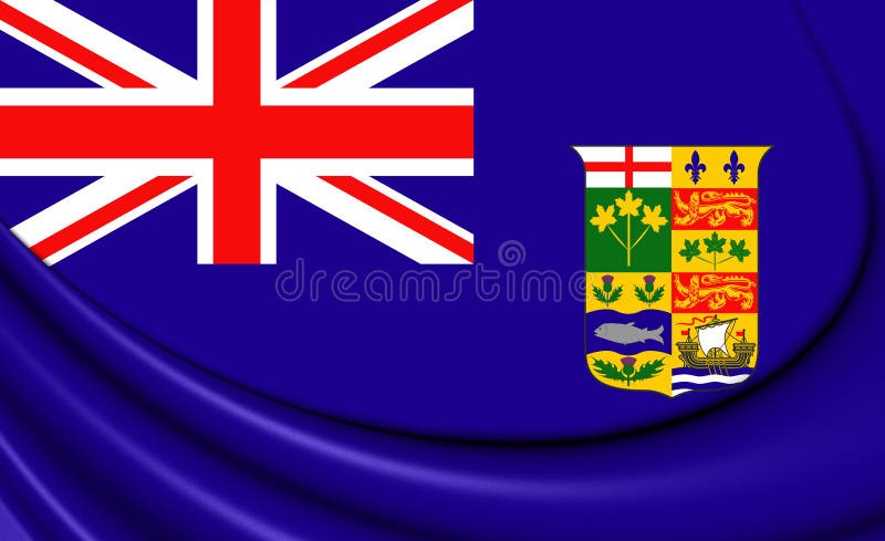 Canadian Blue Ensign 1868-1921 Stock Illustration - Illustration of ...