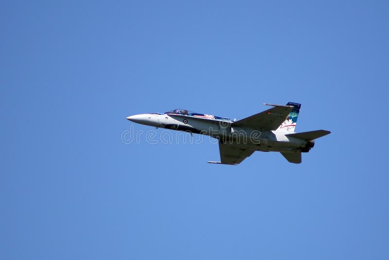 Canadian C-F18 Hornet editorial stock image. Image of keeping - 26529699
