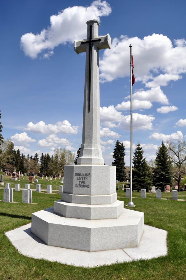 Canadian cemetery stock image. Image of freedom, homage - 14311327