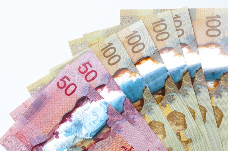 Canadian currency stock image. Image of canada, concept - 36381735
