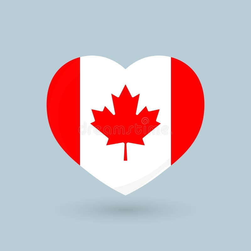 Canadian Flag. Poster with Flag of Canada. Stock Illustration ...
