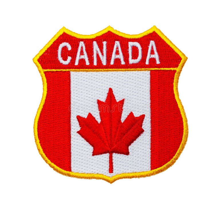 Canada Patch stock image. Image of embroidery, canadian - 122929929