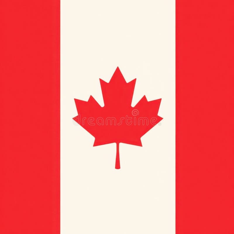 Canadian Flag Symbolizing National Pride and Identity in Diverse ...