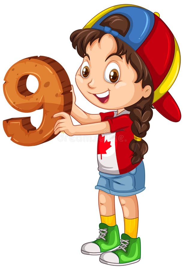 Canadian Girl with Measuring Ruler Stock Vector - Illustration of happy ... Canadian Girl with Measuring Ruler Stock Vector - Illustration of happy ...