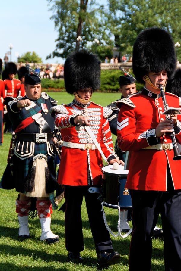 Canadian Guards at Quebec Citadel Editorial Photo - Image of honor ...