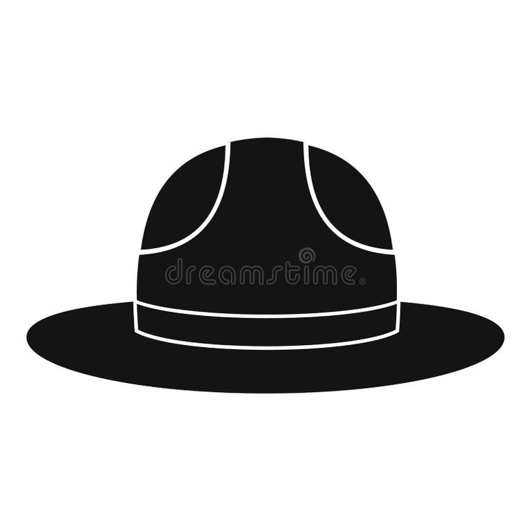 Canadian Hat Icon, Simple Style Stock Vector - Illustration of ...