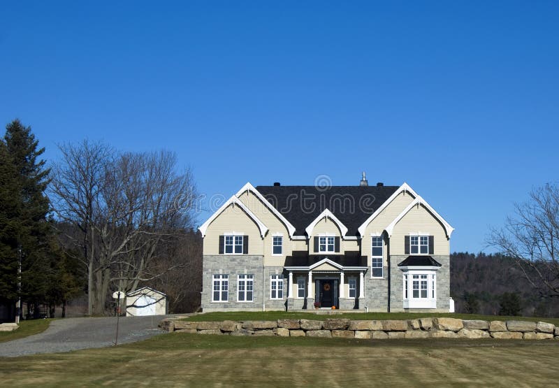 Big House stock photo. Image of home, objects, outside - 248542