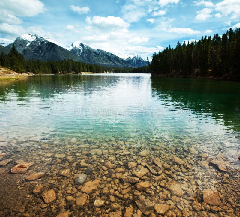 Canadian lake stock image. Image of nature, hike, hiking - 54162469