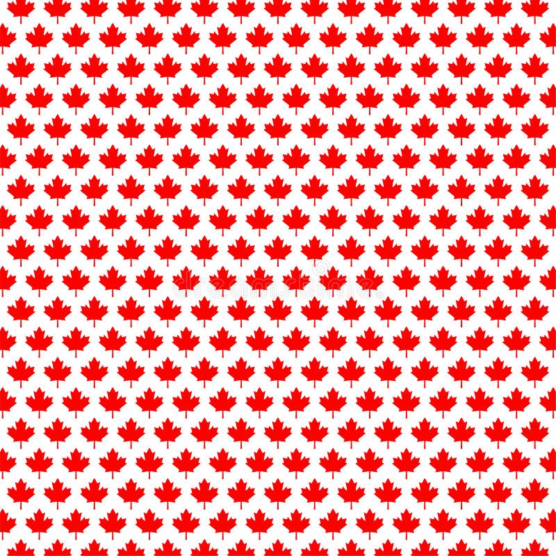 Canadian Maple Leaf Background Stock Illustration - Illustration of ...