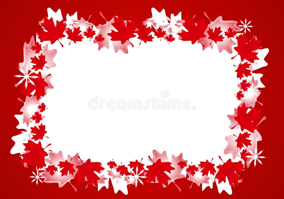 Canadian Maple Leaf Border Stock Illustrations – 1,238 Canadian Maple Leaf Border Stock ...