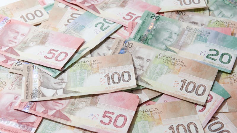 Canadian money editorial photo. Image of currency, canadian - 21571956