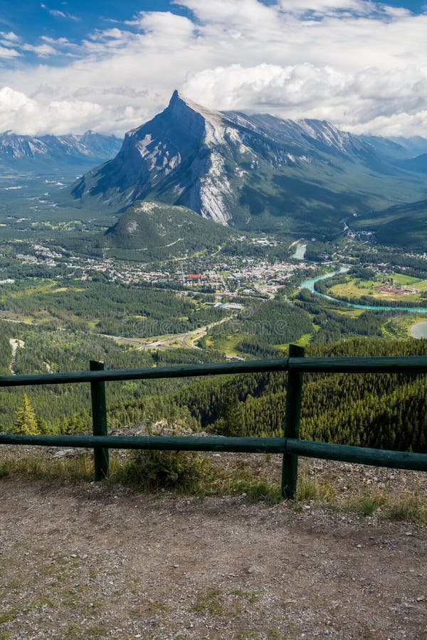 Canadian mountains, clouds stock image. Image of nature - 103844053